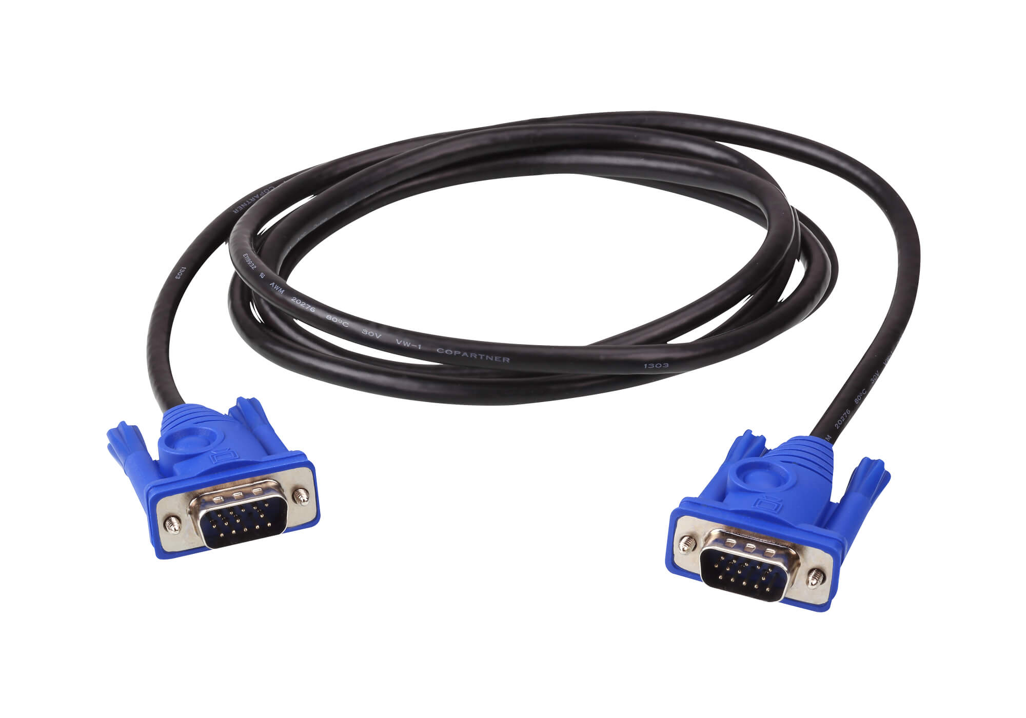 Standard Blue VGA Display Screen Monitor Cable Suits Most LCD And Standard Blue VGA Display Screen Monitor Cable Suits Most LCD And
