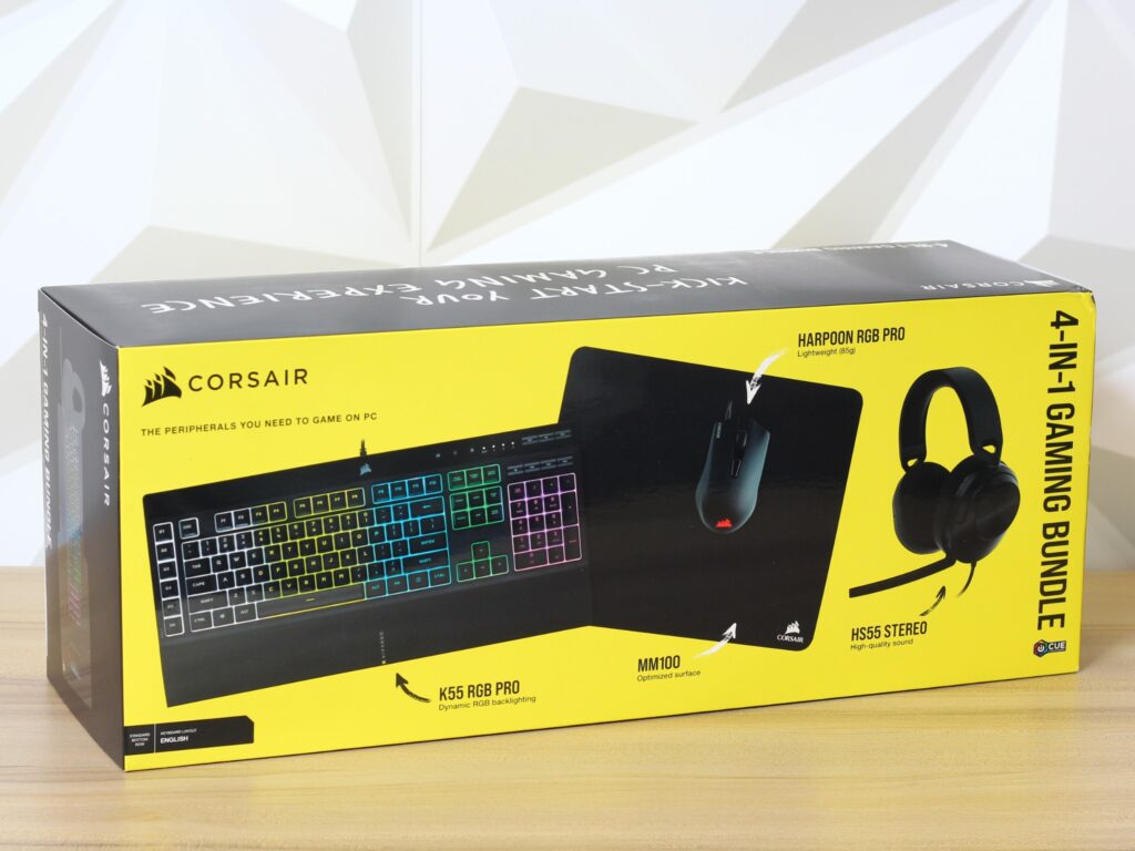 Wired 4-in-1 Gaming Bundle - Corsair Keyboard, Mouse, Headset ...